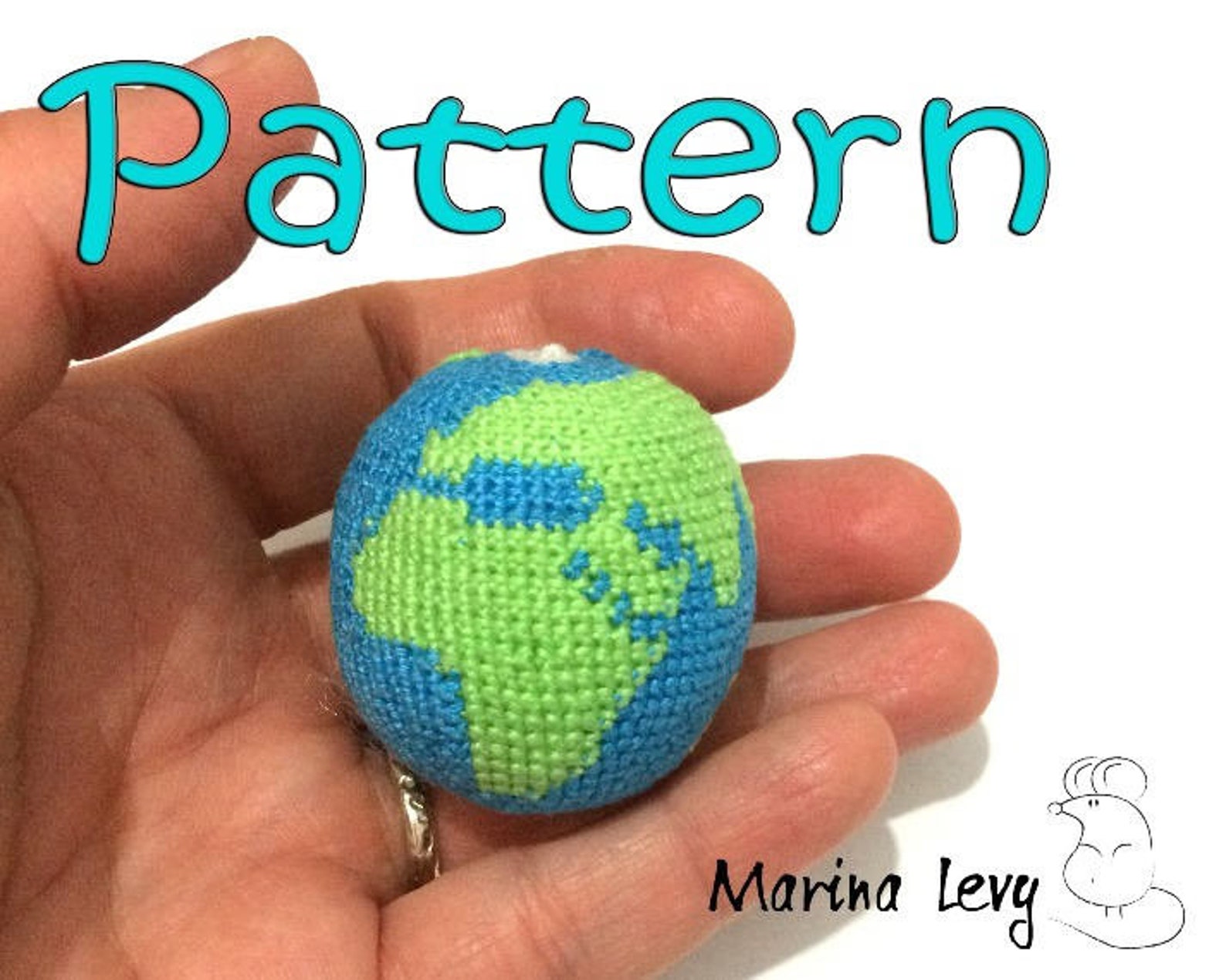Crocheted Earth Globe Pattern, Blue Planet, Our World - Etsy