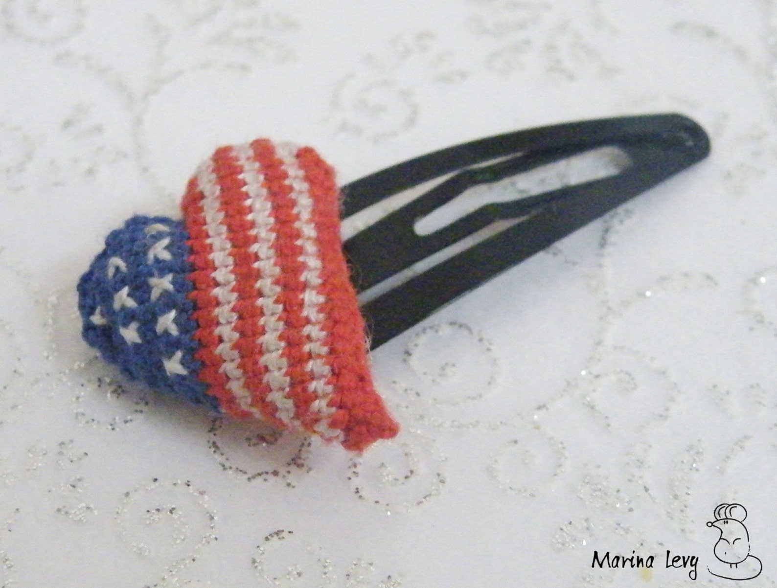 Crocheted American Heart – Pattern/tutorial for Crocheted Amigurumi - Etsy