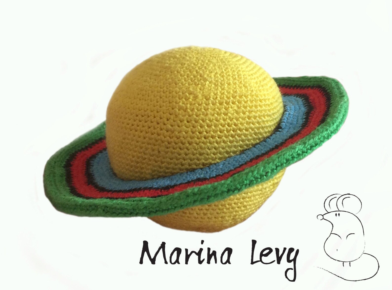 Saturn - Crocheted Amigurumi Planet - Etsy