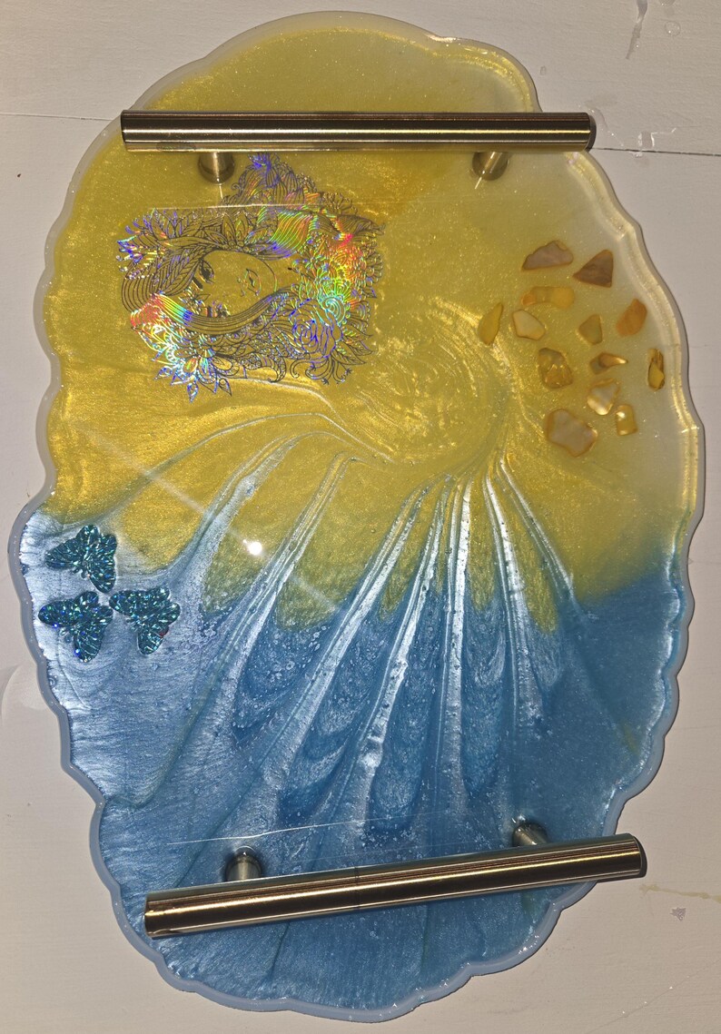 Epoxy Resin Swirl Trays (choose Any Color) - Etsy