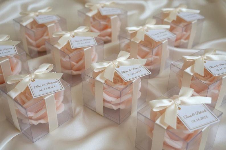 Rose Soap Favors – Wedding, Bridal Shower, Party Gifts - Etsy