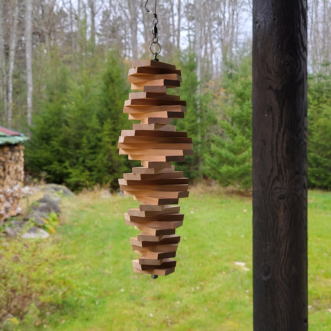 Mini Eastern Red Cedar Wind Spinner - Etsy