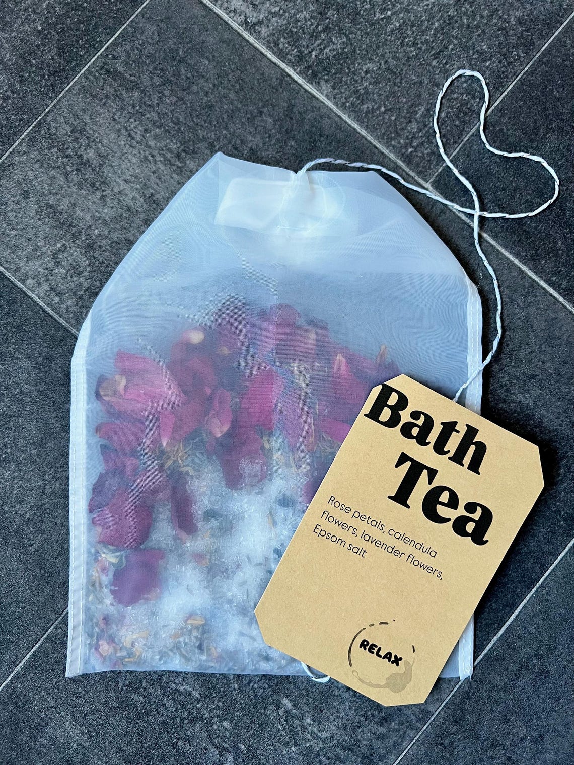 Herbal Bath Tea Bags: Aromatherapy Bath Soak, Epsom Salt - Etsy