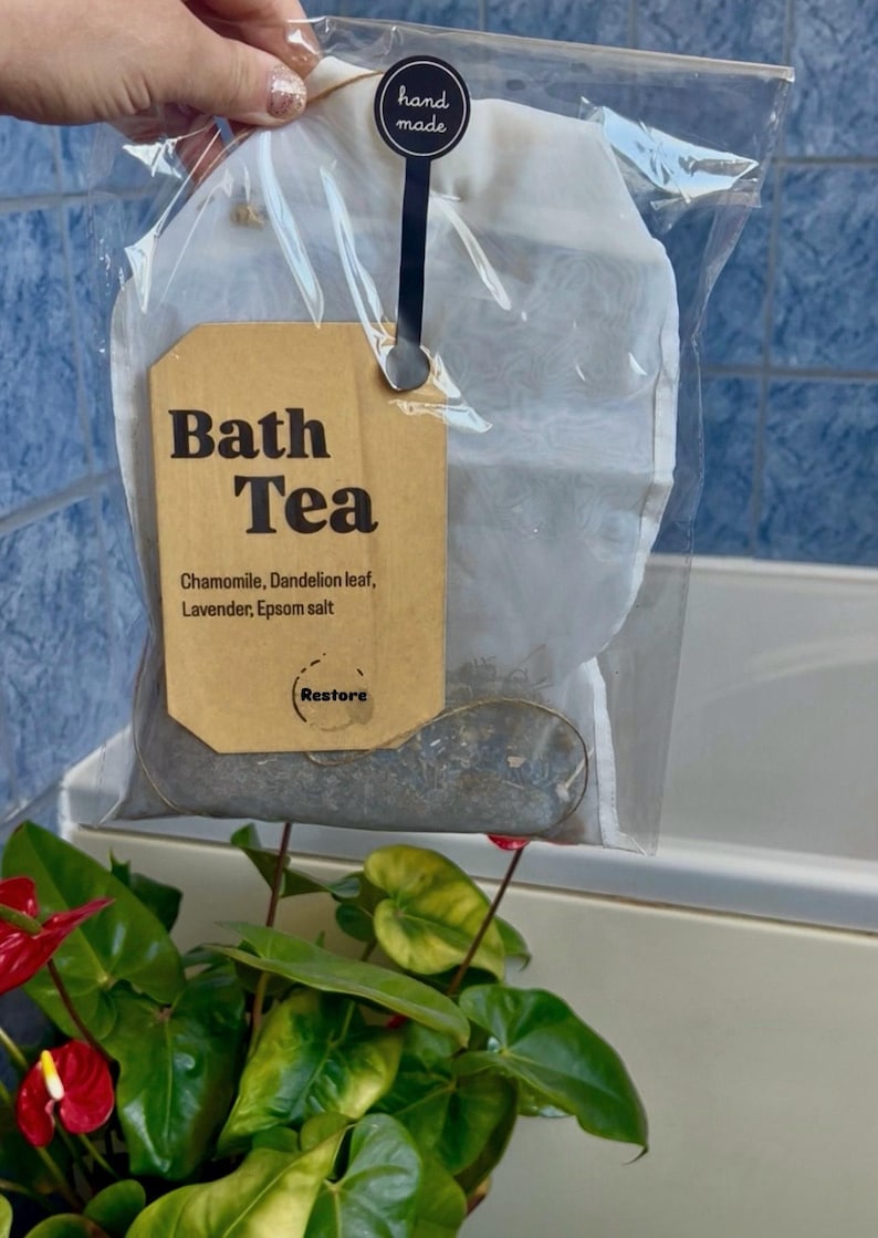 Handmade Herbal Bath Tea Bags: Natural Bath Soak Favors - Etsy