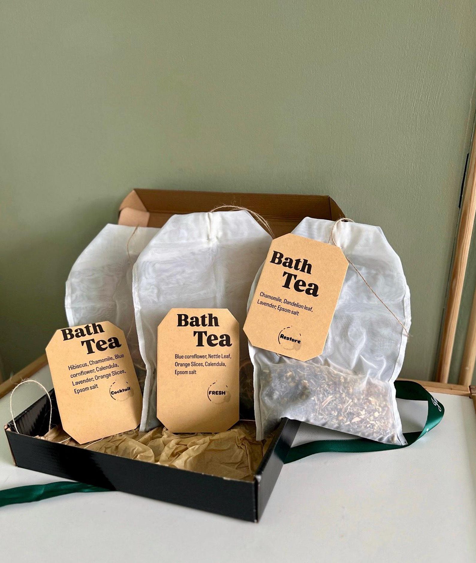 Handmade Herbal Bath Tea Bags: Natural Bath Soak Favors - Etsy