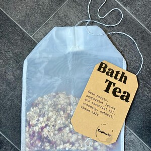 Herbal Bath Tea Bags: Aromatherapy Bath Soak, Epsom Salt - Etsy