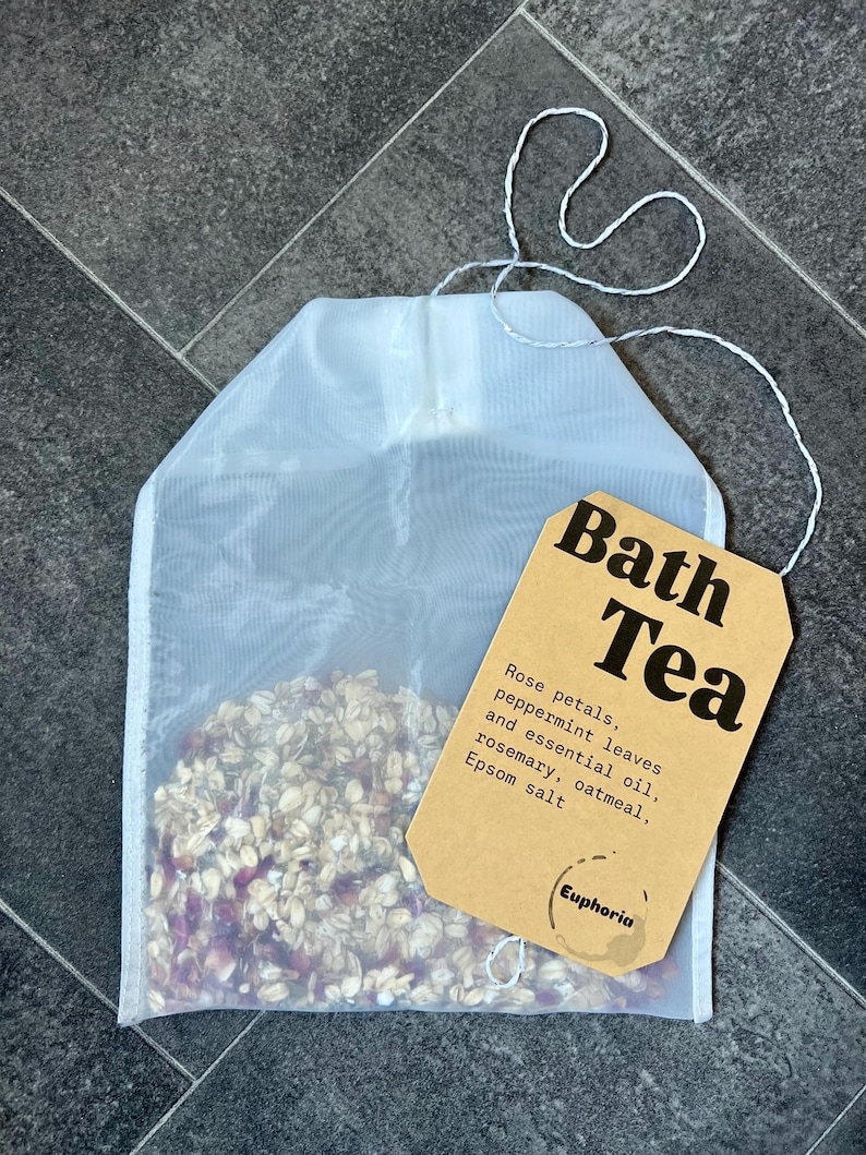 Herbal Bath Tea Bags: Aromatherapy Bath Soak, Epsom Salt - Etsy