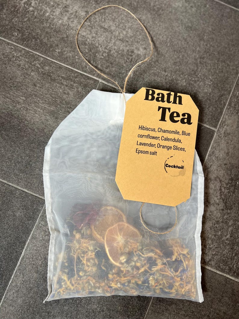 Handmade Herbal Bath Tea Bags: Natural Bath Soak Favors - Etsy