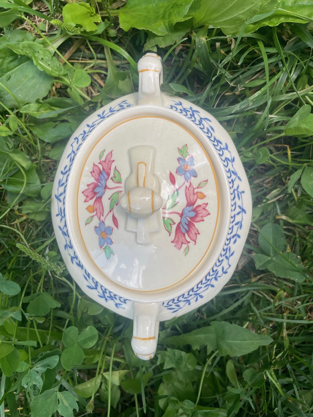 Woods Burslem England Waverly Sugar Bowl - Etsy