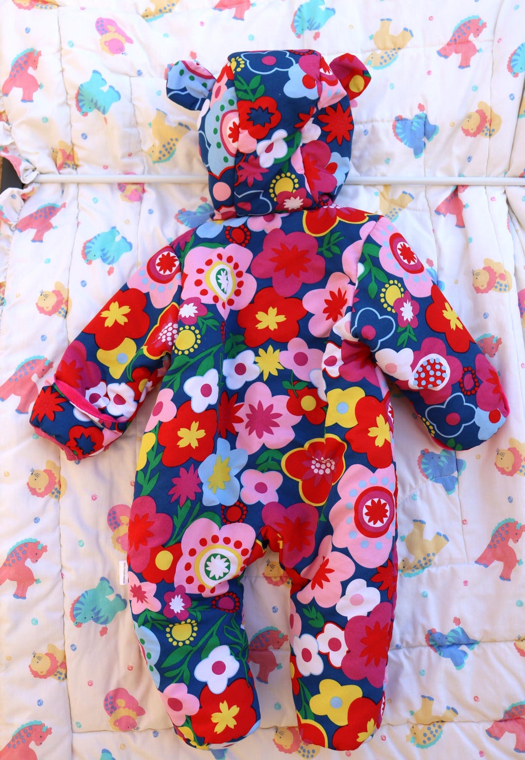 Protectmylittlenestling Thrifted, Vibrant Weather Puffer for Cold With ...