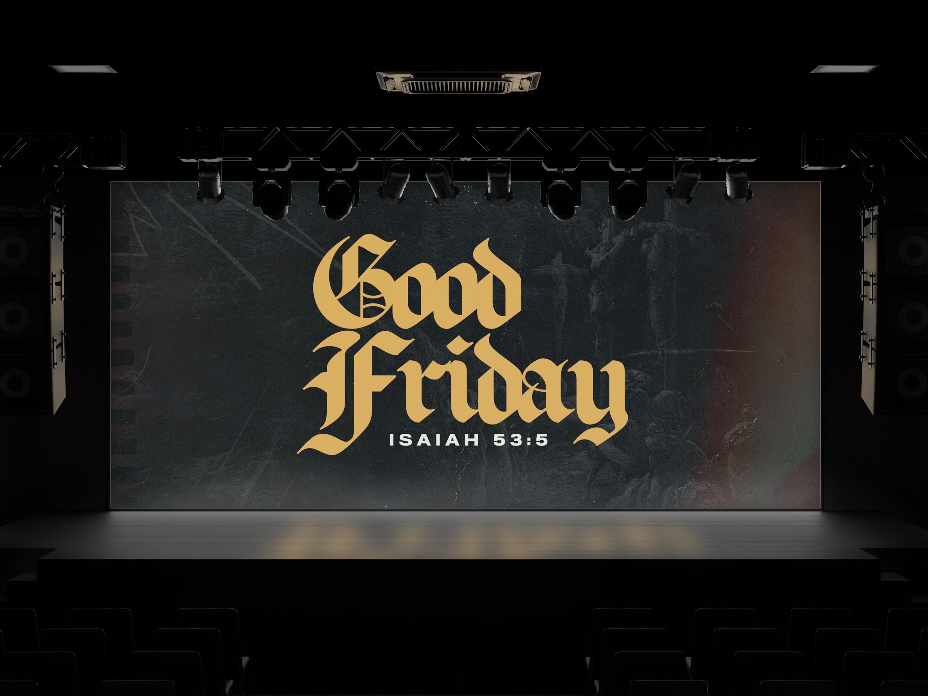 Good Friday Graphics Pack | Good Friday Canva Template, Editable Good ...