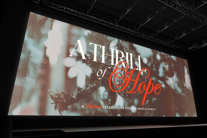 Church Christmas Graphics | Modern Sermon Series Canva Templates ...