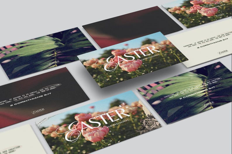 Editable Church Easter Graphics Canva | Editable Easter Graphics ...