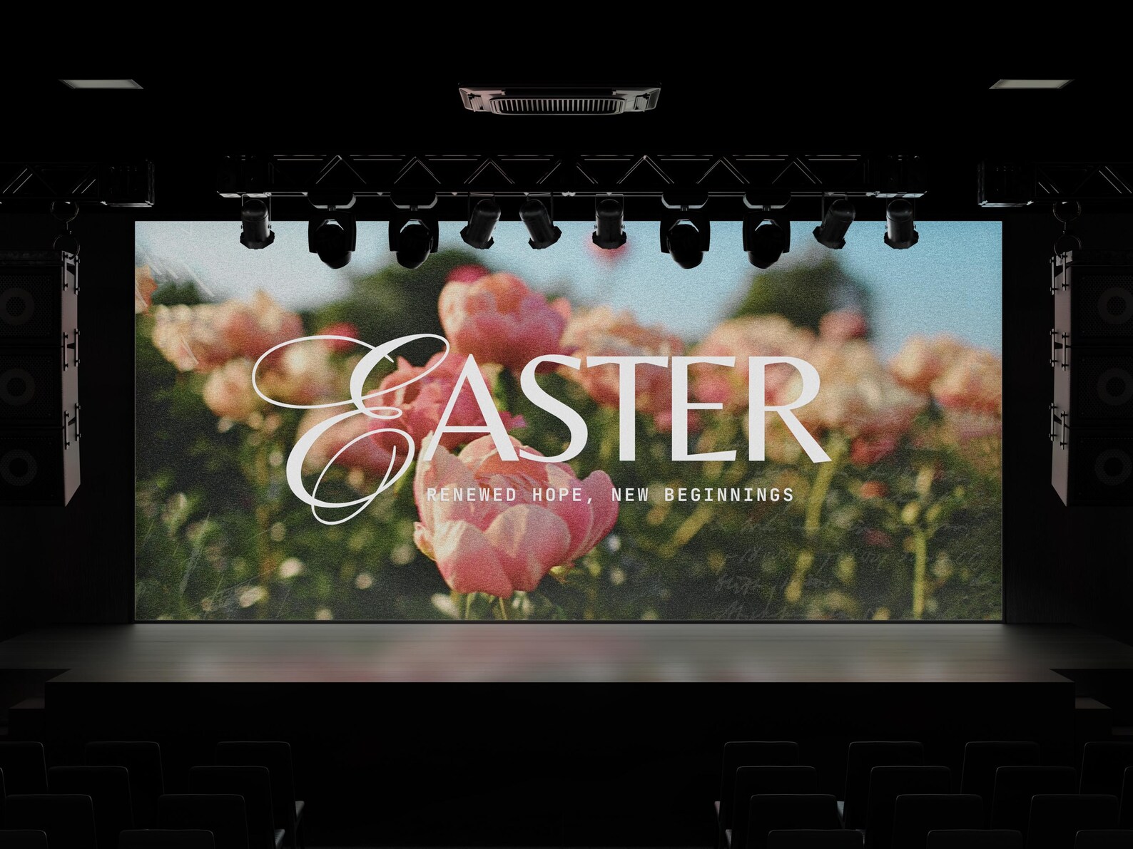 Editable Church Easter Graphics Canva | Editable Easter Graphics ...