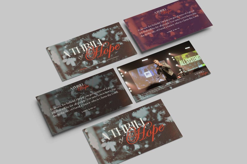 Church Christmas Graphics | Modern Sermon Series Canva Templates ...
