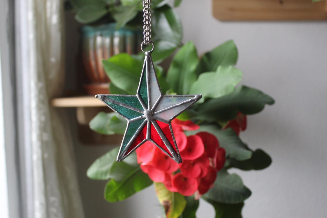 Texas Lone Star Stained Glass Suncatcher - Etsy