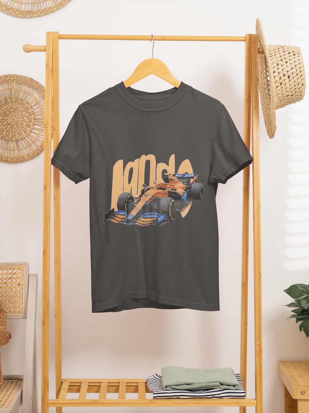 Lando Norris Racing Driver Illustration T-shirt | Motorsport F1 Cartee ...