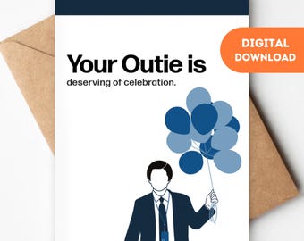 Printable Severance Party Invitation - Digital Download Greeting Card ...