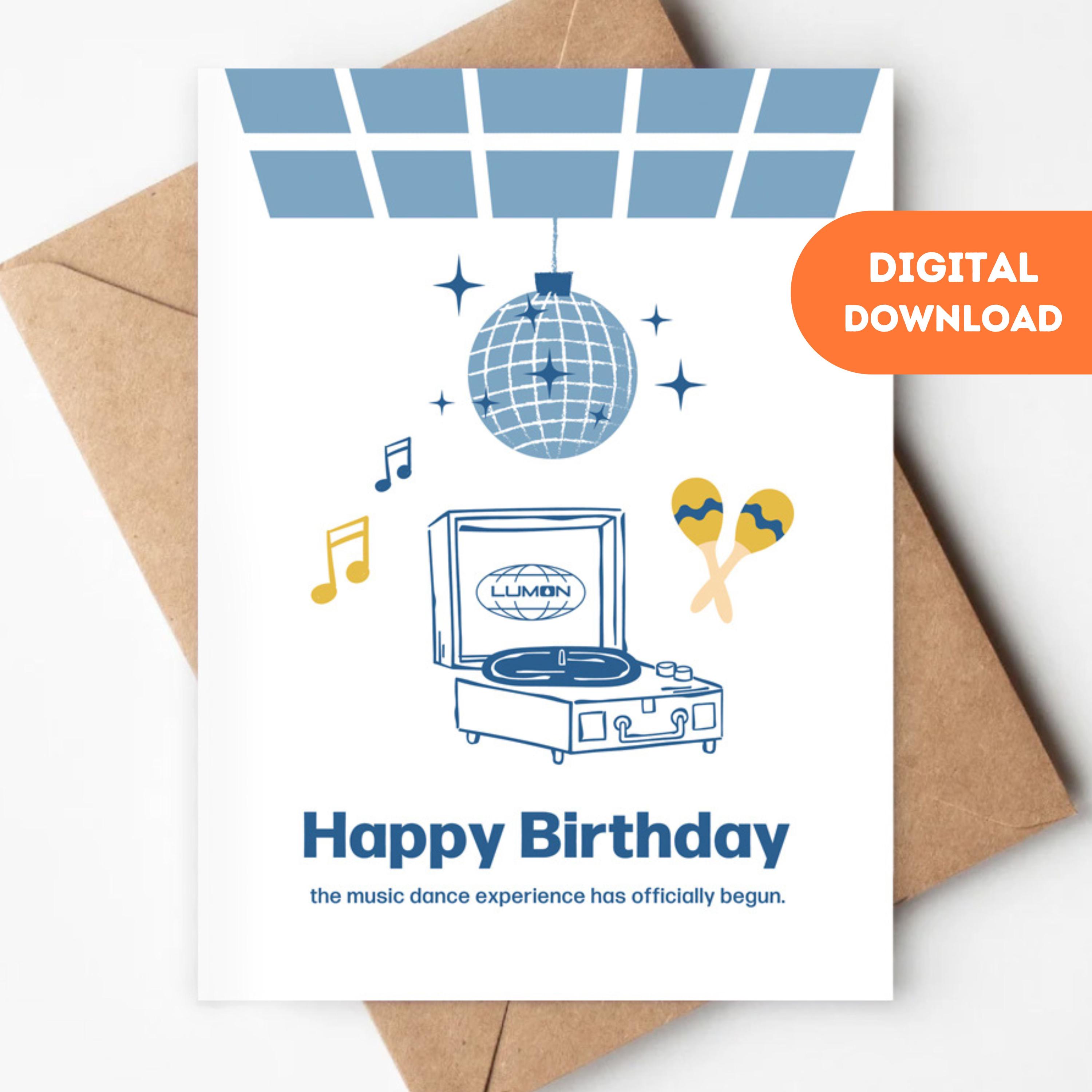 Printable Severance Birthday Card Show - Digital Download Greeting Card ...