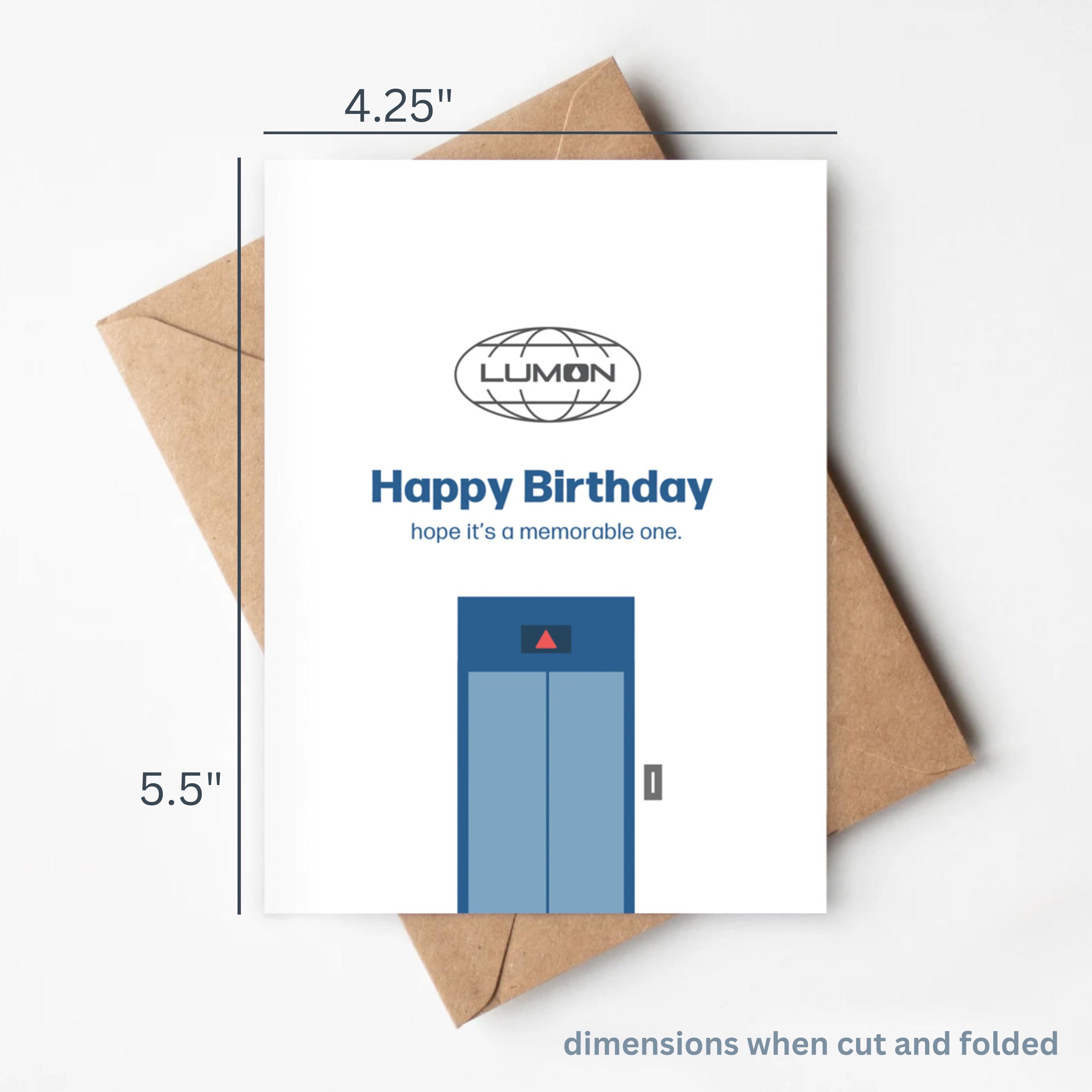 Printable Severance Birthday Card Show, Digital Download Greeting Card ...