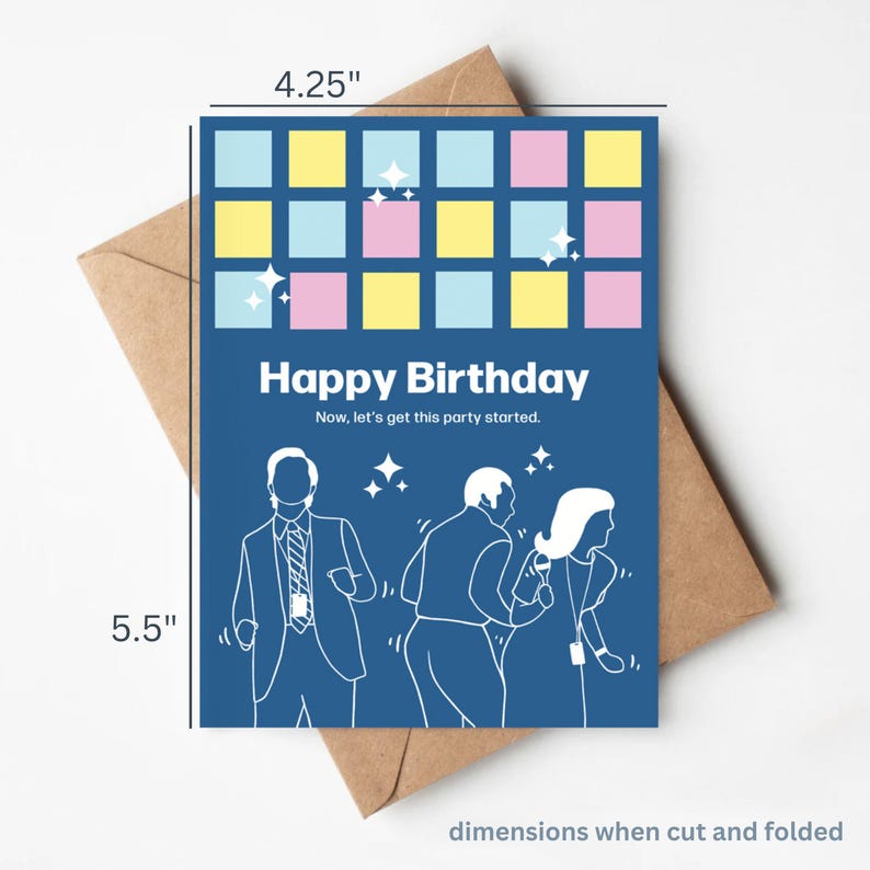 Printable Severance Birthday Card Show - Digital Download Greeting Card ...