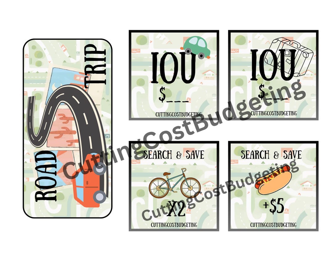 Road Trip Box Challenge *digital Download* - Etsy