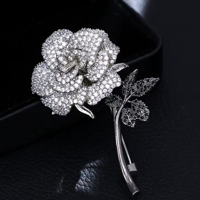 Rhinestone Brooches - Etsy