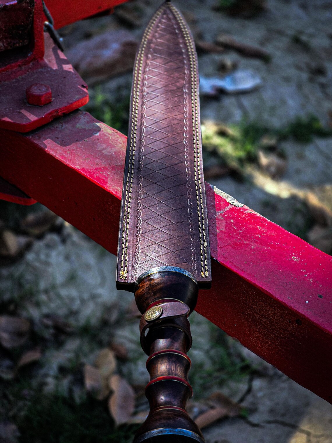 Hand-forged Damascus Roman Gladius Sword – Authentic Design With Wooden ...