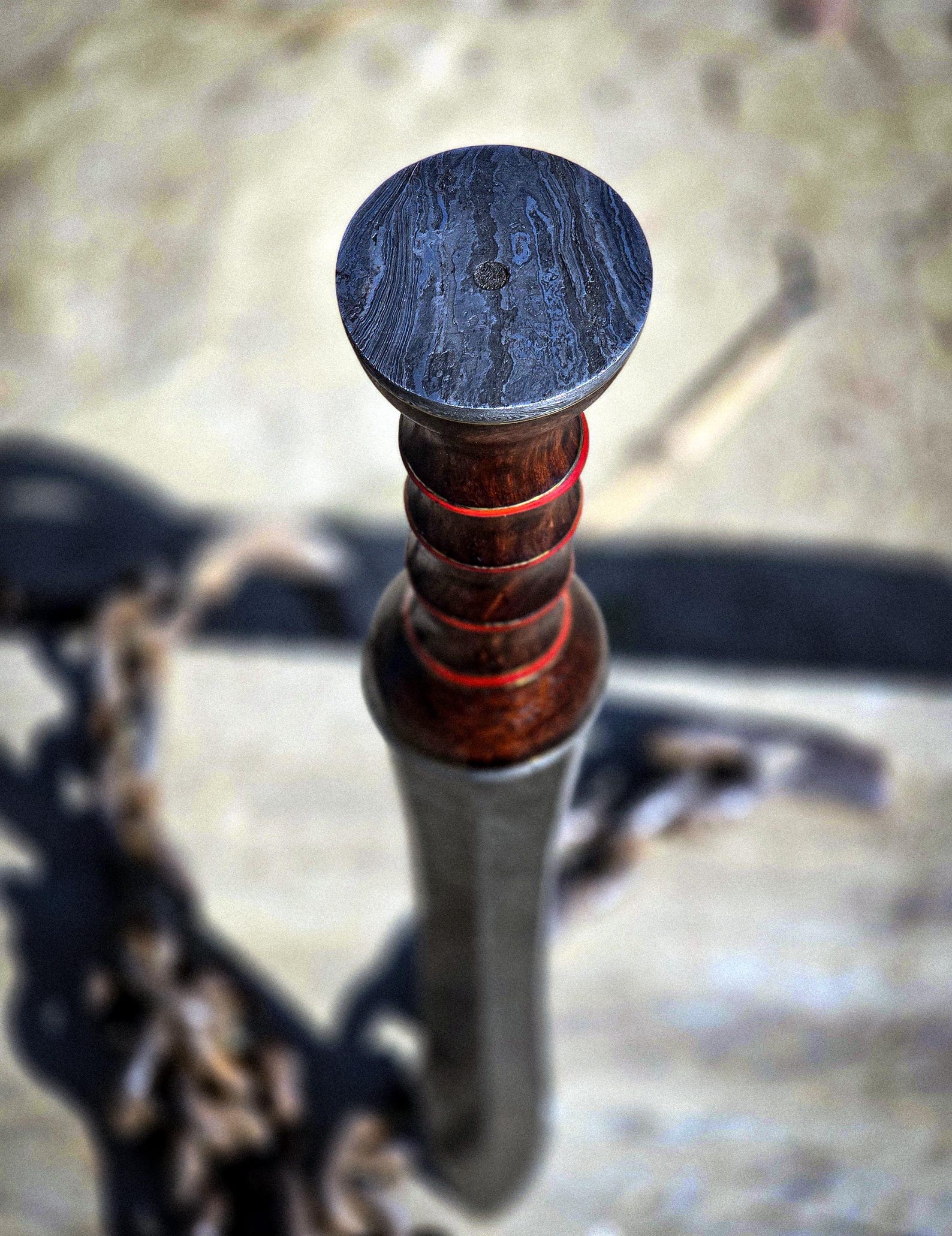 Hand-forged Damascus Roman Gladius Sword – Authentic Design With Wooden ...