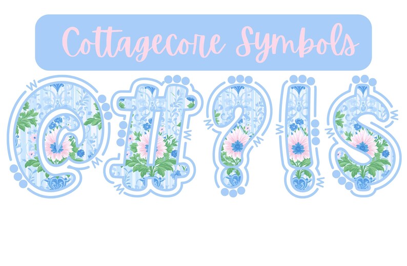 Cottagecore Alphabet PNG | Custom Canva Outline Dots | Tshirts Tumblers ...