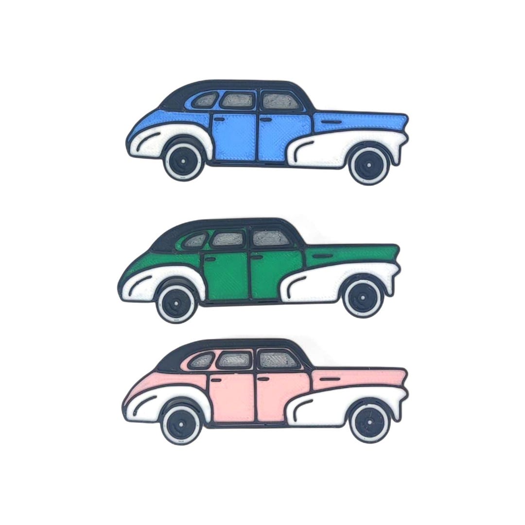 Retro Classic Car Fridge Magnet – Vintage Style Automobile - Etsy
