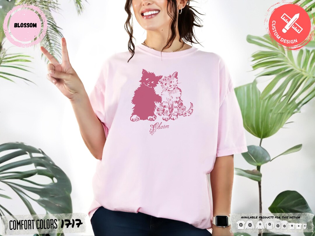 Clairo Charm Friends Tee Vintage Graphic Cats Indie Music Lover ...
