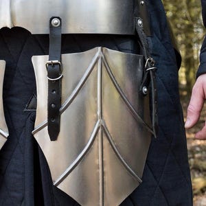 Steel Knight Cuirass With Tassets: Medieval Armor for LARP, SCA ...