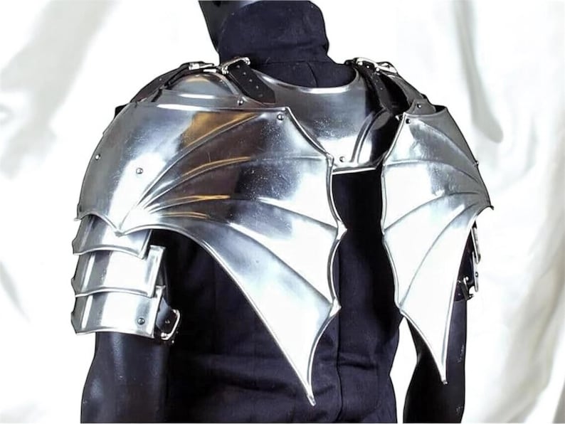 Medieval Gothic Steel Pauldron and Breastplate Armor | Knight Cosplay ...