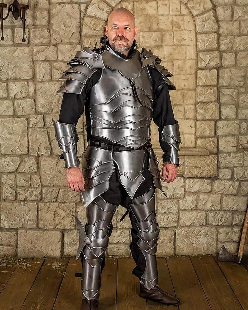 Medieval Knight Full Body Armor Suit: Steel Warrior, LARP Cosplay - Etsy