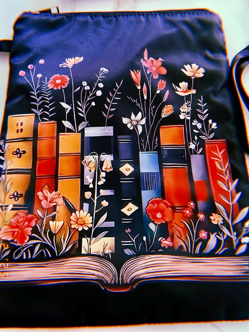 Zippered Booksleeve, Padded Book Cover, E-reader Sleeve - Etsy