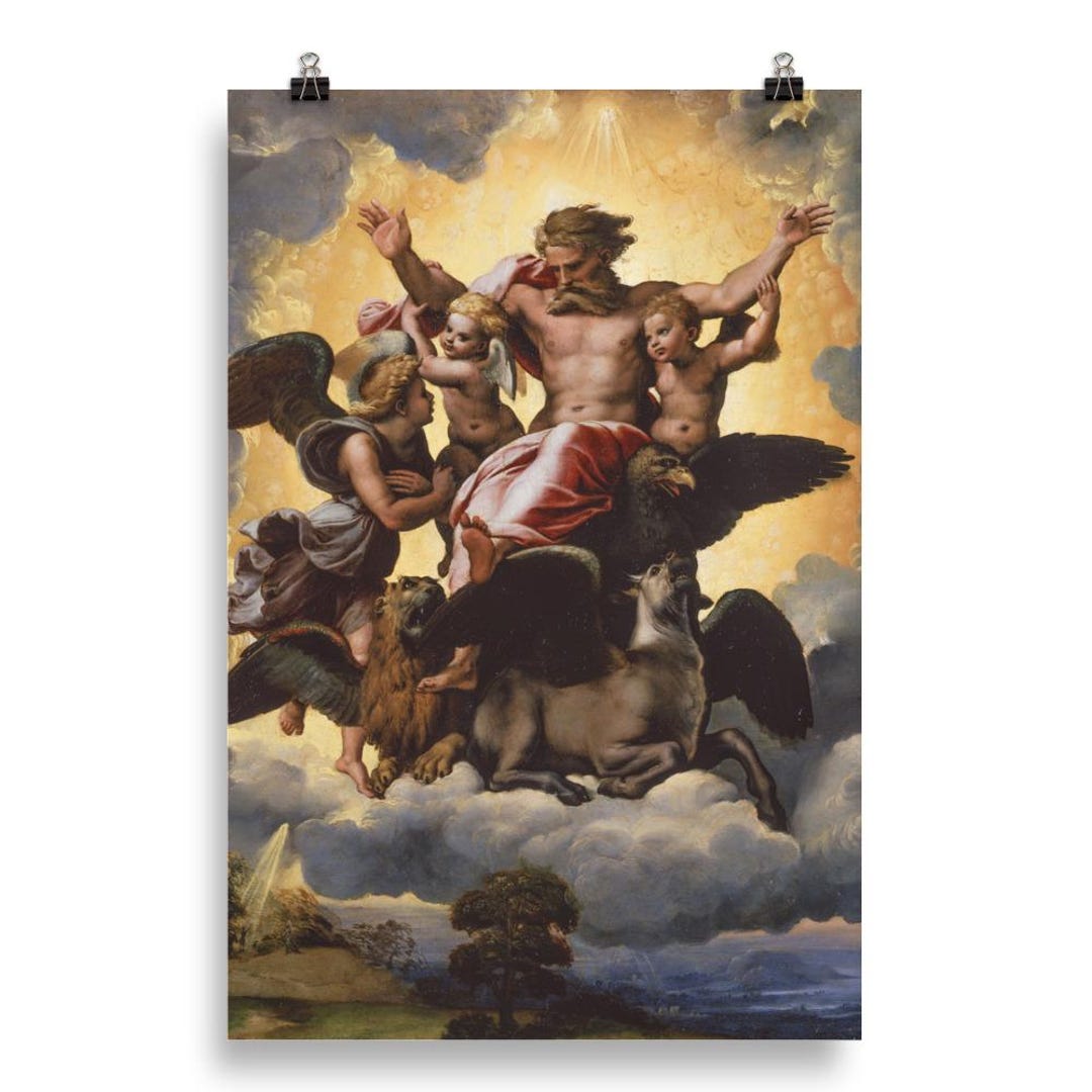 Ezekiel's Vision by Raphael Matte Poster - Etsy