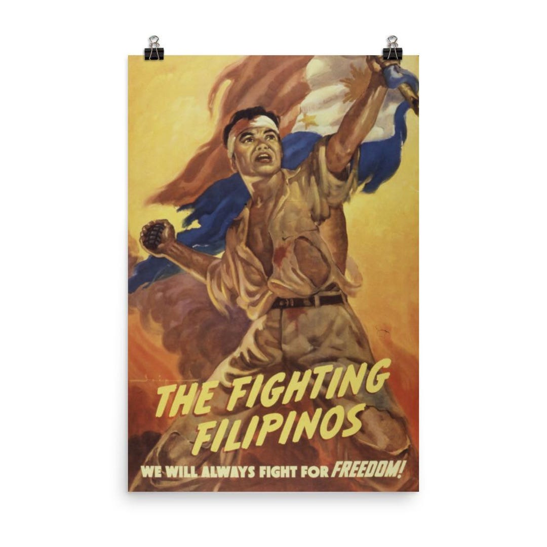 The Fighting Filipinos Matte Poster - Etsy