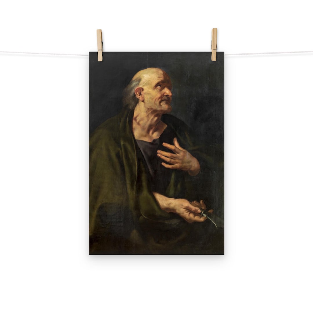 Saint Bartholomew by Peter Paul Rubens Matte Poster - Etsy
