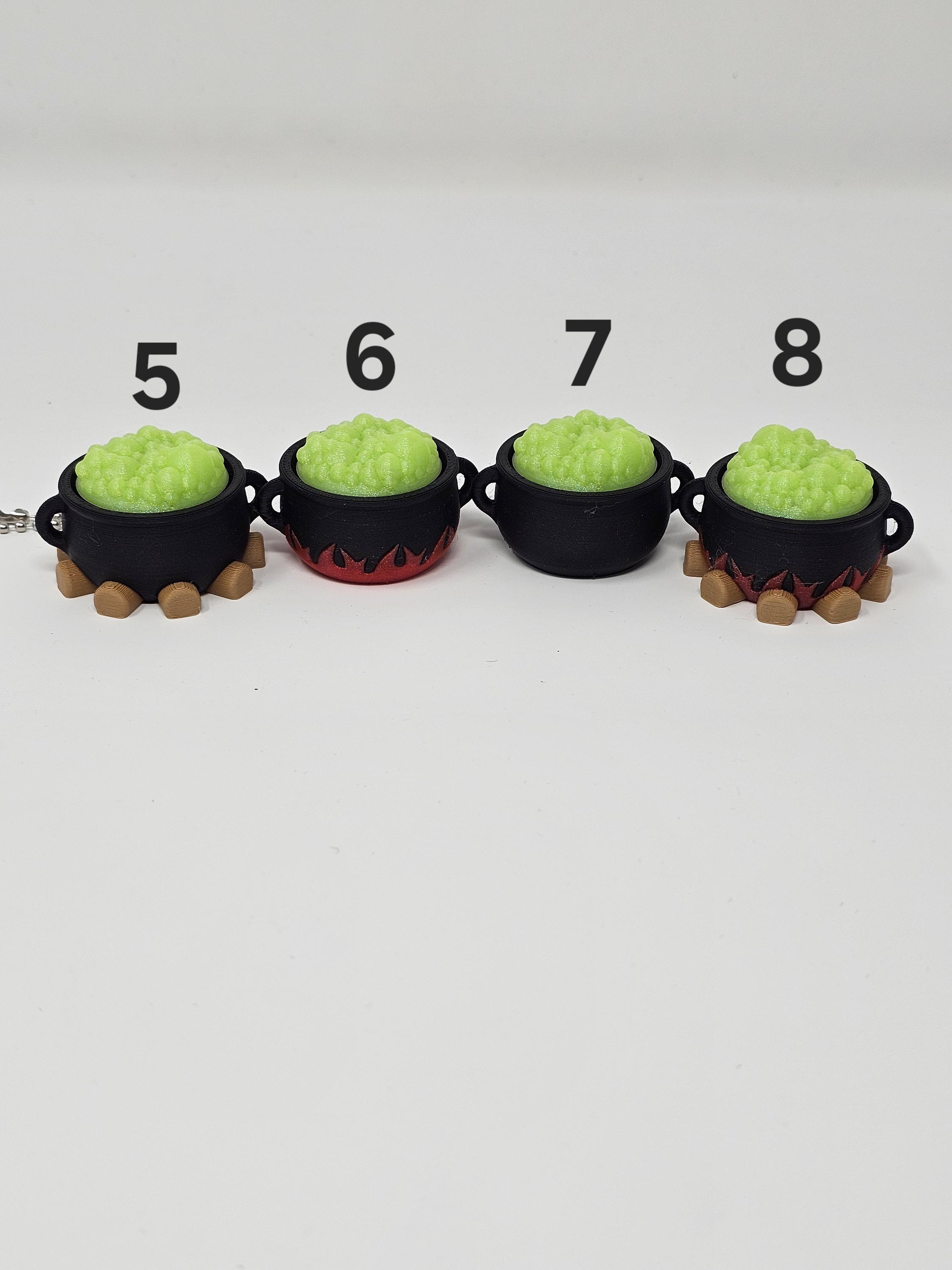 Witches Cauldron 3D Printed Fidget Clicker Clicky Keychain - Etsy