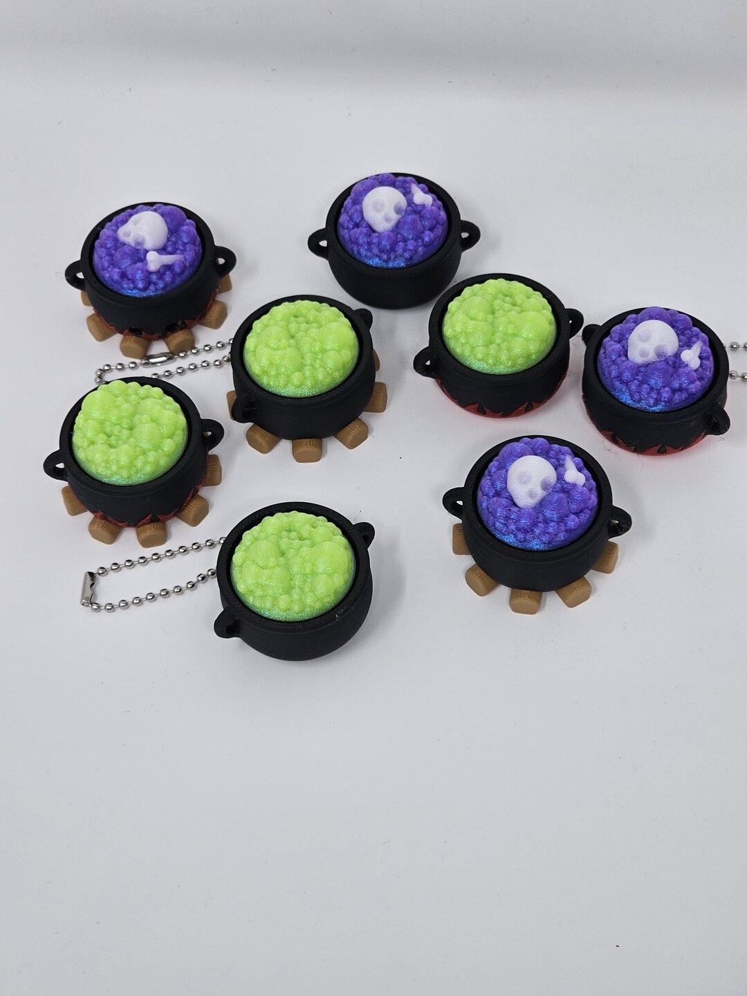 Witches Cauldron 3D Printed Fidget Clicker Clicky Keychain - Etsy