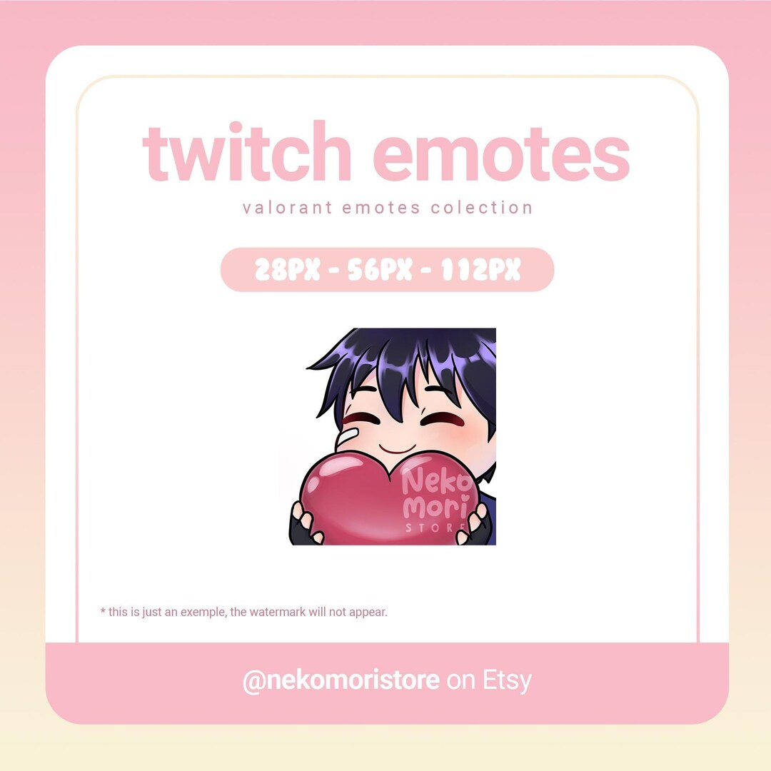 Emote Love De Iso | VALORANT | Emotes Personalizados Para Twitch/tiktok ...
