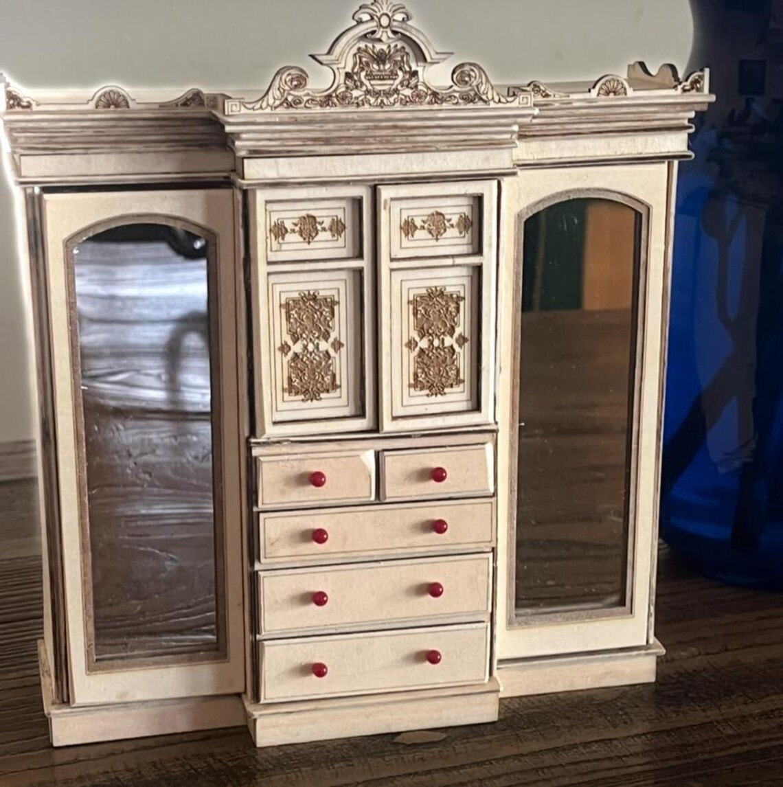 The Antique Armoire Scale 1:12 Laser Cut Pattern Electronic File PM040 ...
