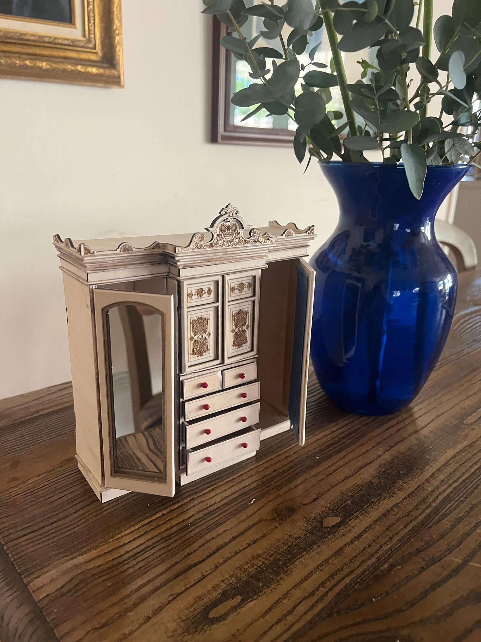 The Antique Armoire Scale 1:12 Laser Cut Pattern Electronic File PM040 ...