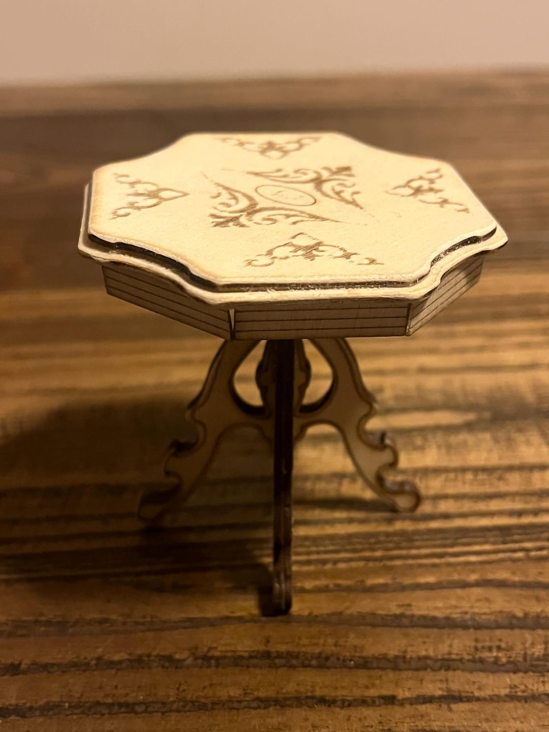 Victorian Gaming Table Scale 1:12 Laser Cut Patten Electronic File ...