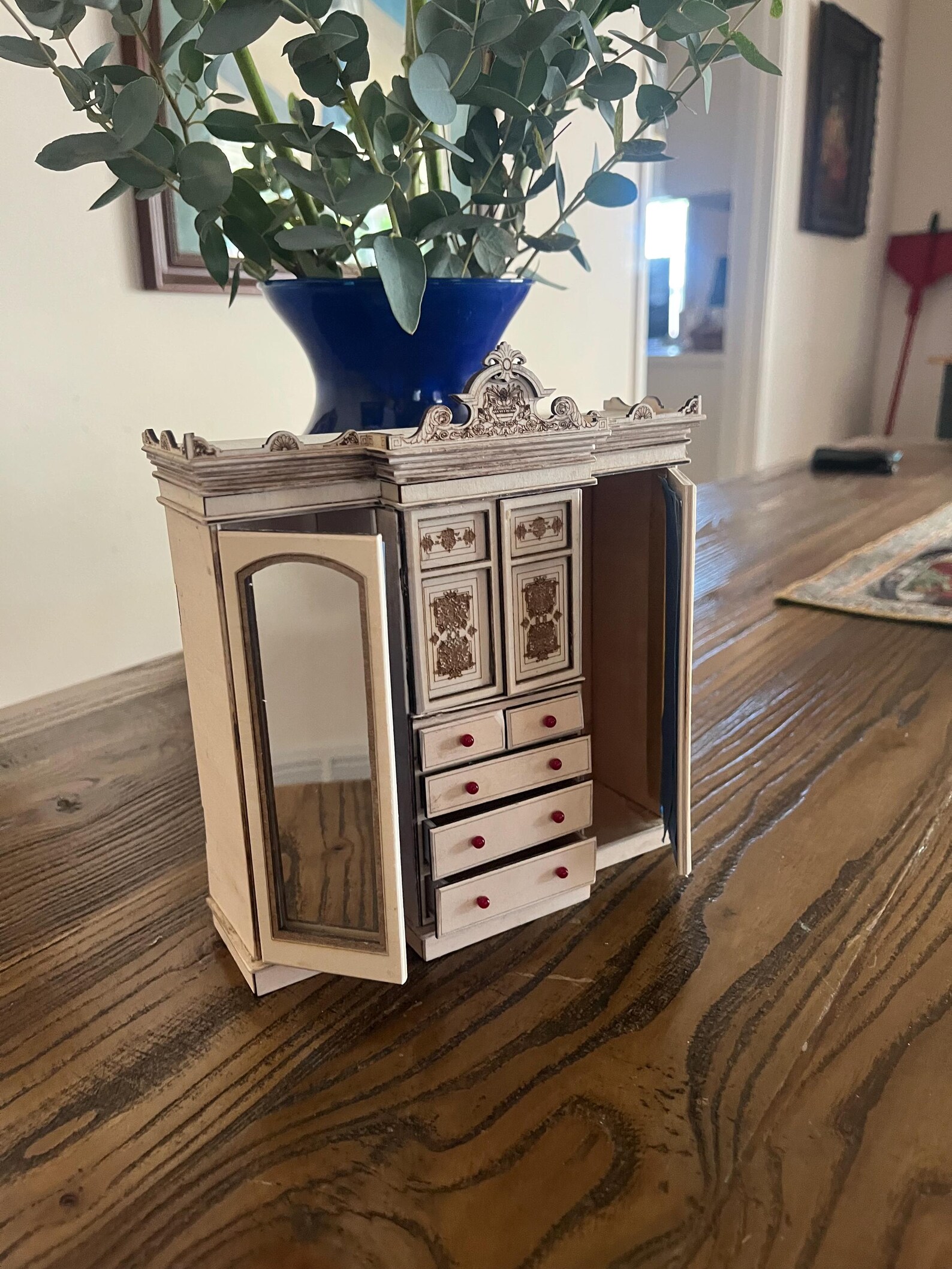 The Antique Armoire Scale 1:12 Laser Cut Pattern Electronic File PM040 ...