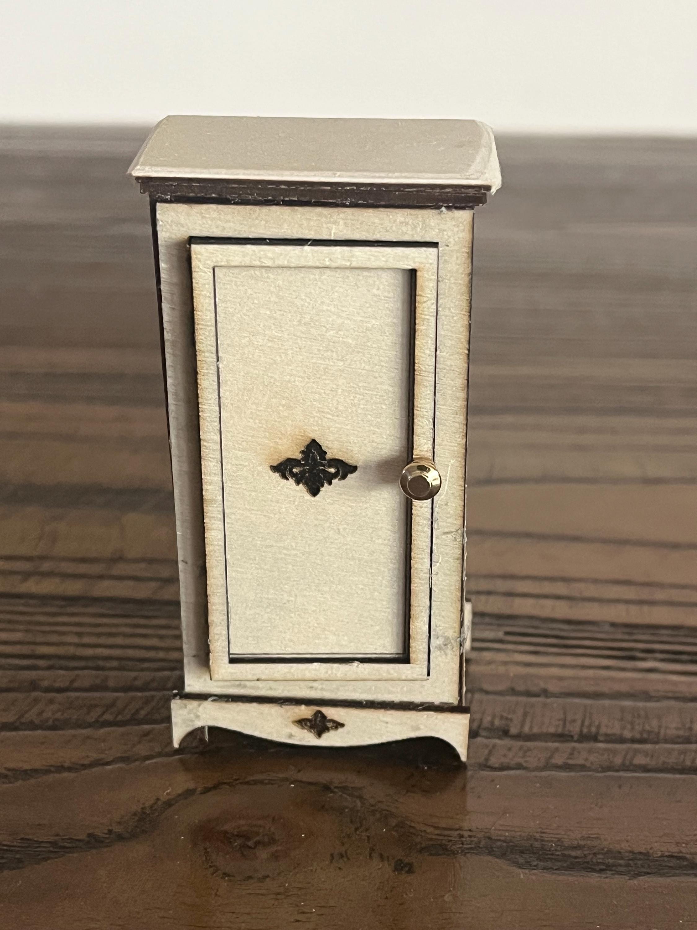 Victorian Antique Jelly Cabinet Scale 1:12 Laser Cut Pattern Electronic ...