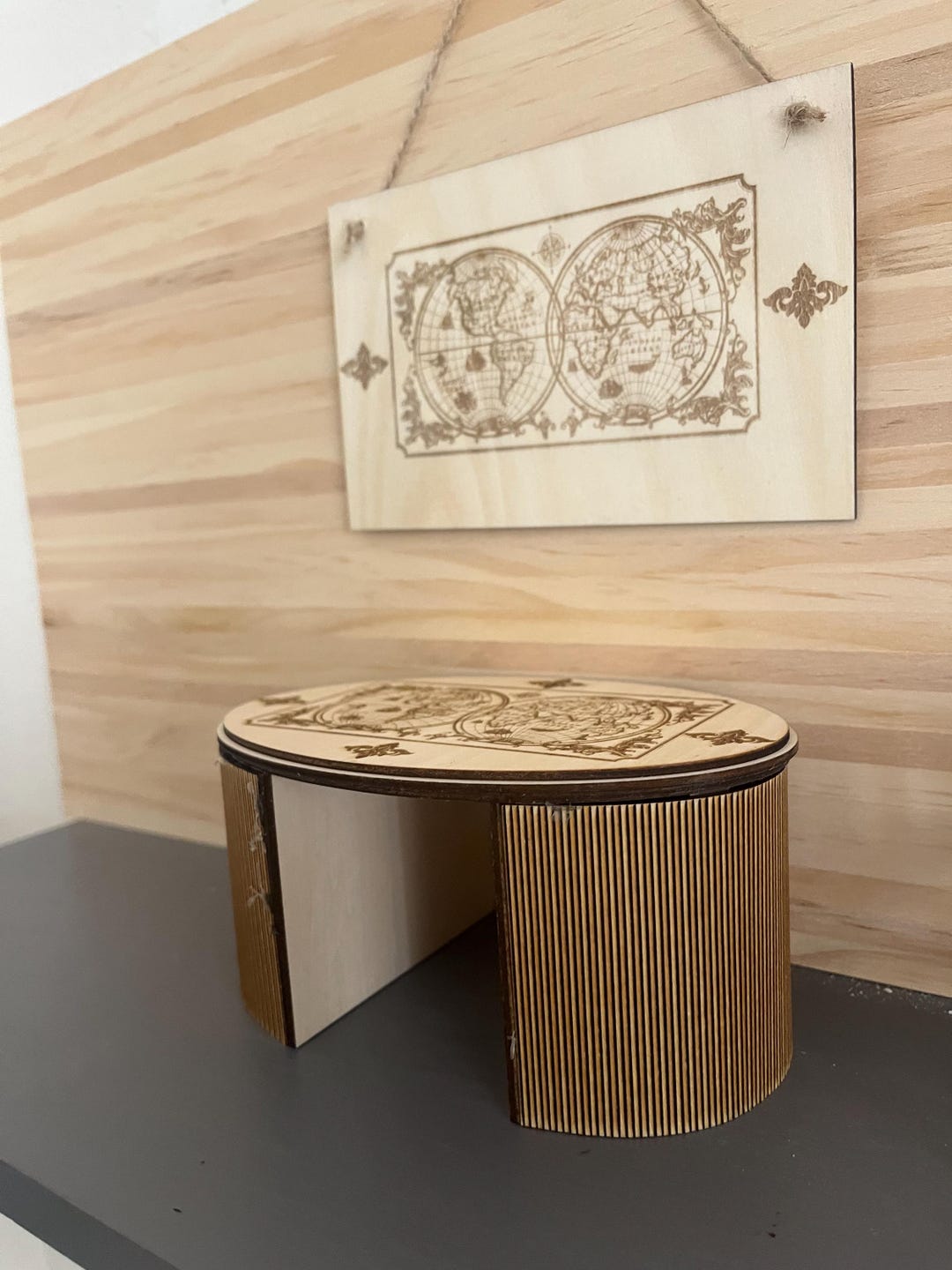 The Captains Map Desk Scale 1:12 Laser Cut Pattern Electronic File P020 ...