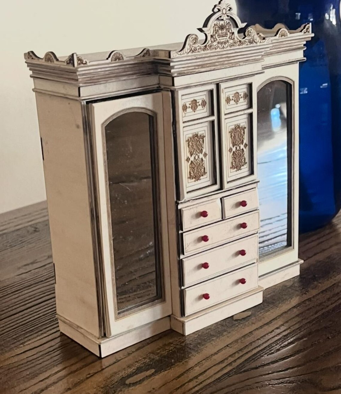The Antique Armoire Scale 1:12 Laser Cut Pattern Electronic File PM040 ...