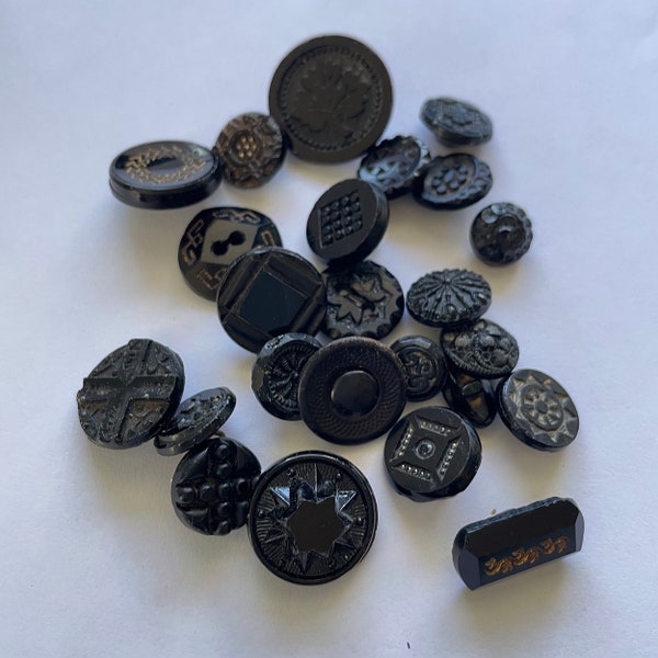 Fancy Glass Buttons - Etsy